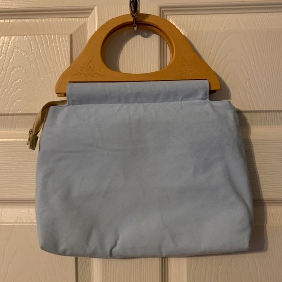 Bags | Boho Style Purse Cute Purse Wood Handle Purse Floral Purse ...